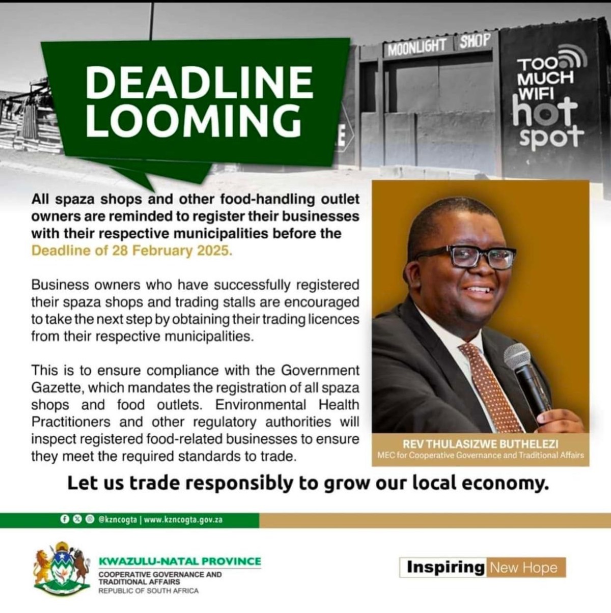 Harry Gwala District Municipality - Deadline Looming Harry Gwala District Municipality - Deadline Looming