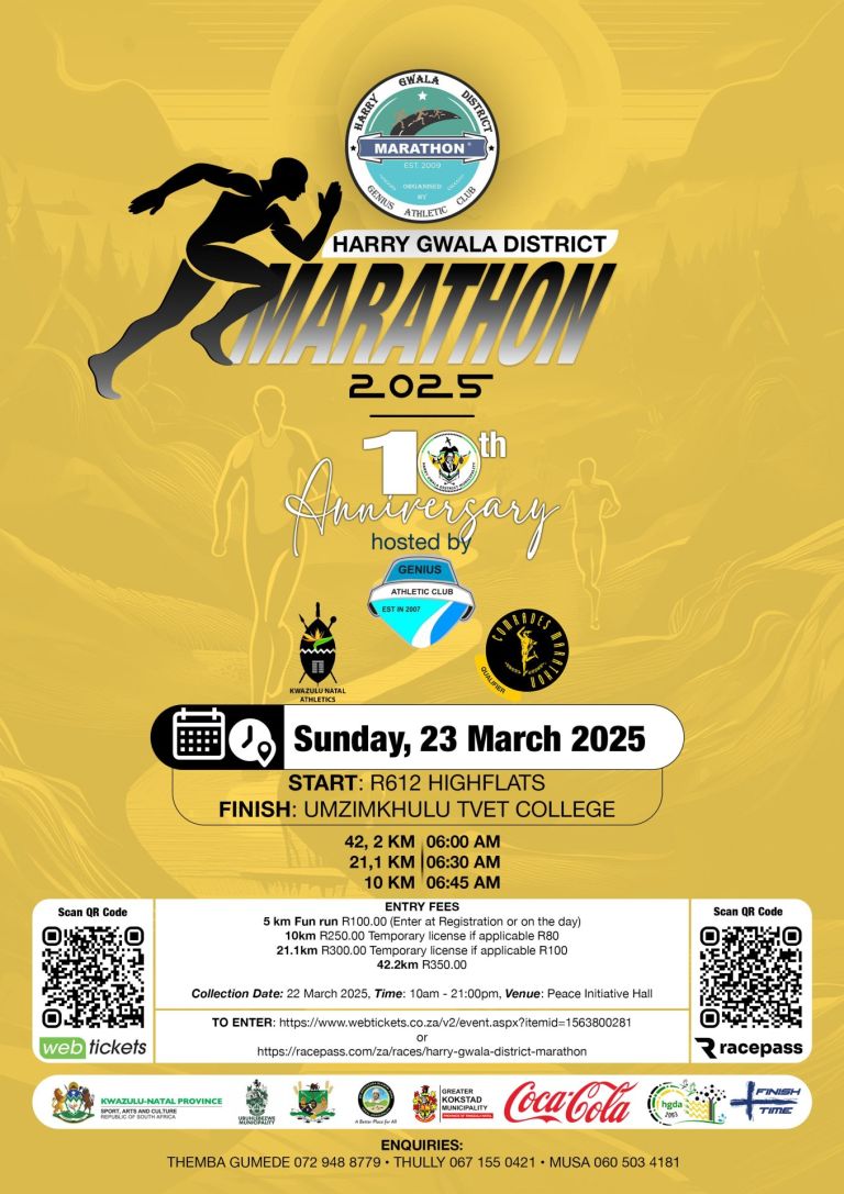 Harry Gwala District Municipality - Harry Gwala District Marathon 2025
